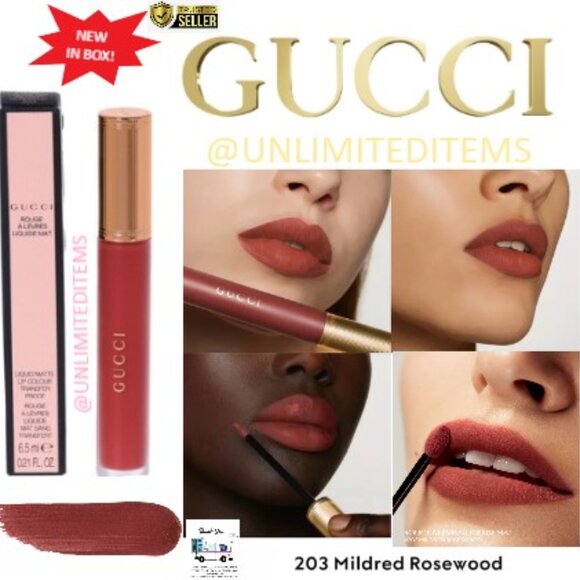 Gucci | Makeup | Gucci Transferproof Matte Liquid Lipstick 23 Mildred ...